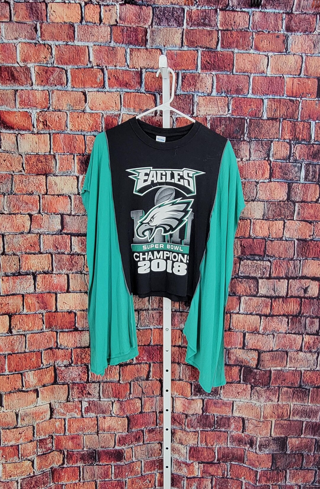 EAGLES Football Festival Top, Upcycled Tee Shirt & Other Rescued ...