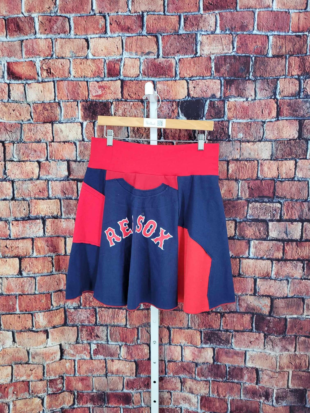 Boston Red Sox Upcycled T-shirt Skirt, Women's Size Large. One-of-a ...