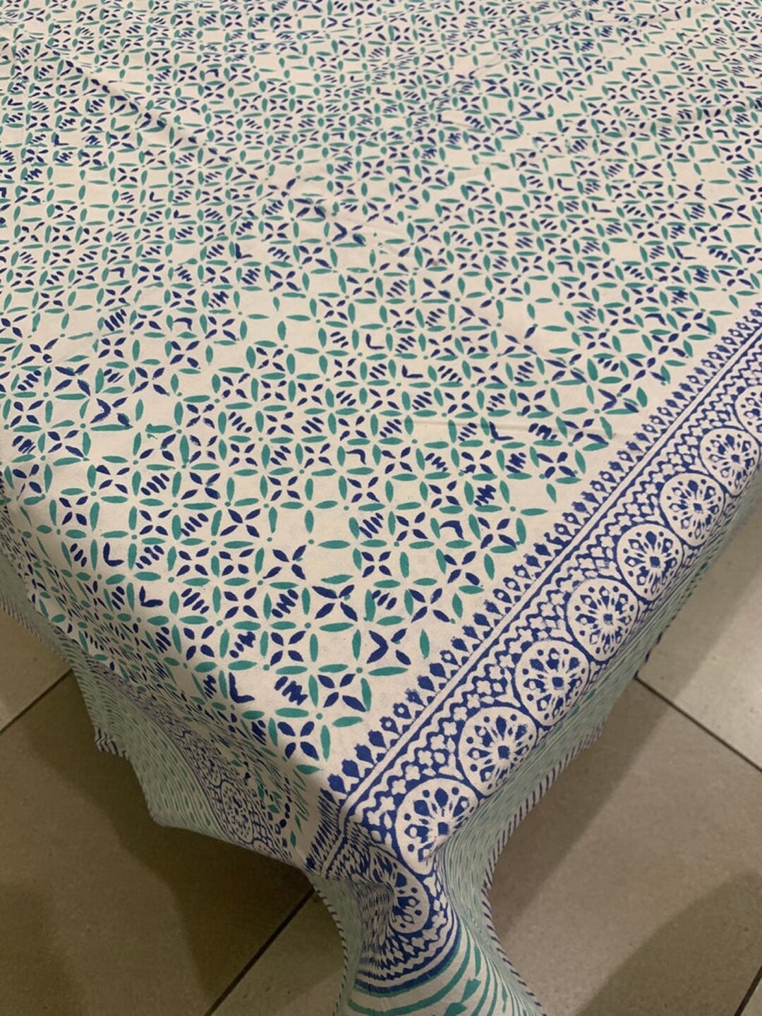 Hand Block Print Duvet Cover on Organic Cotton King Double Single Doona ...