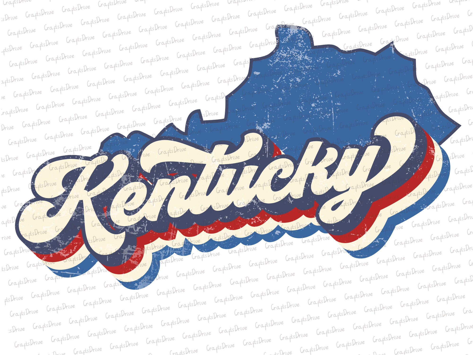 Retro Kentucky PNG KY Sublimation kentucky fall kentucky | Etsy