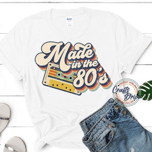 Made in the 80s PNG File Sublimation Designs Downloads , 80s ...