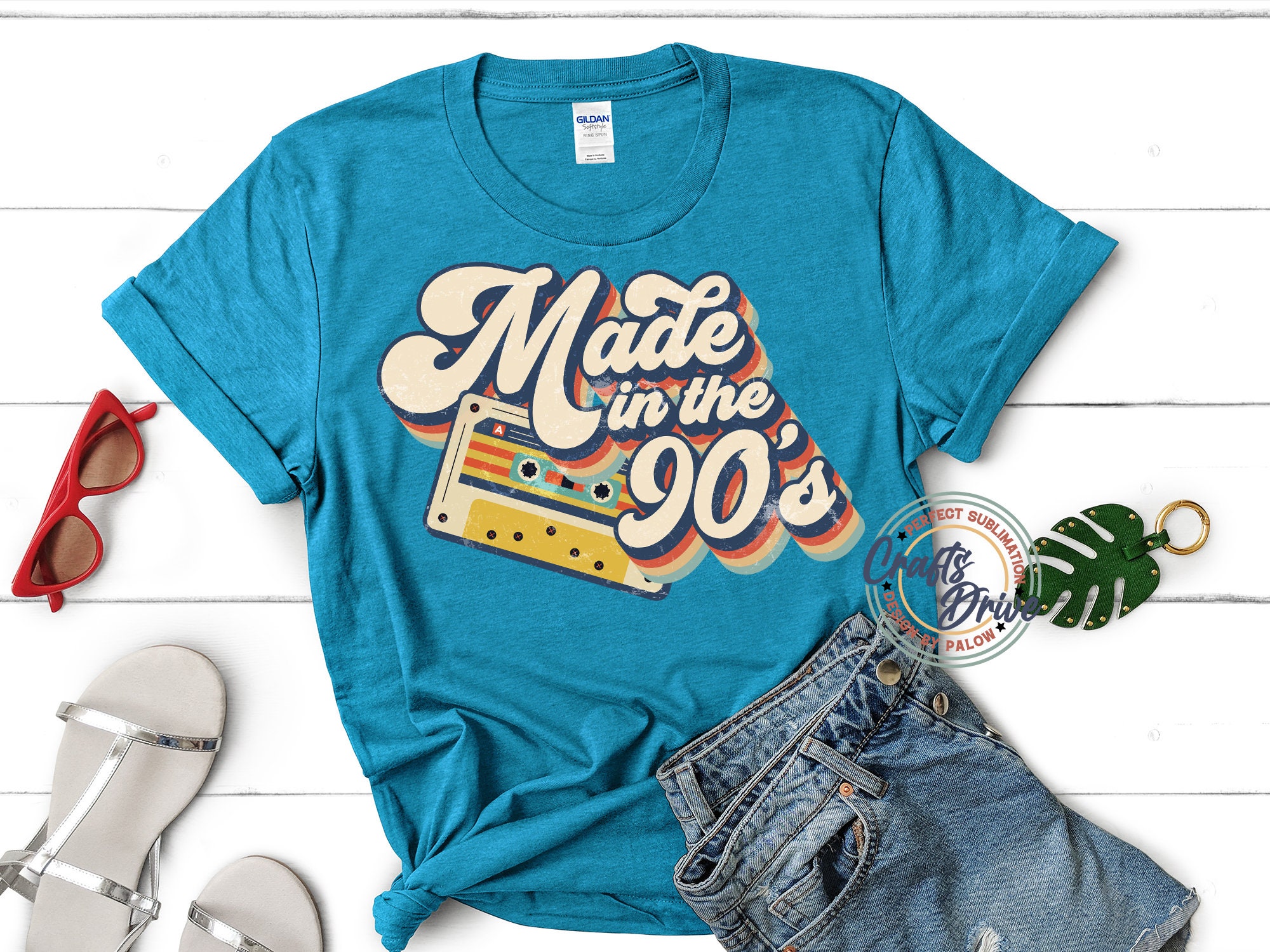 Made in the 90s PNG File Sublimation Designs Downloads 90s | Etsy