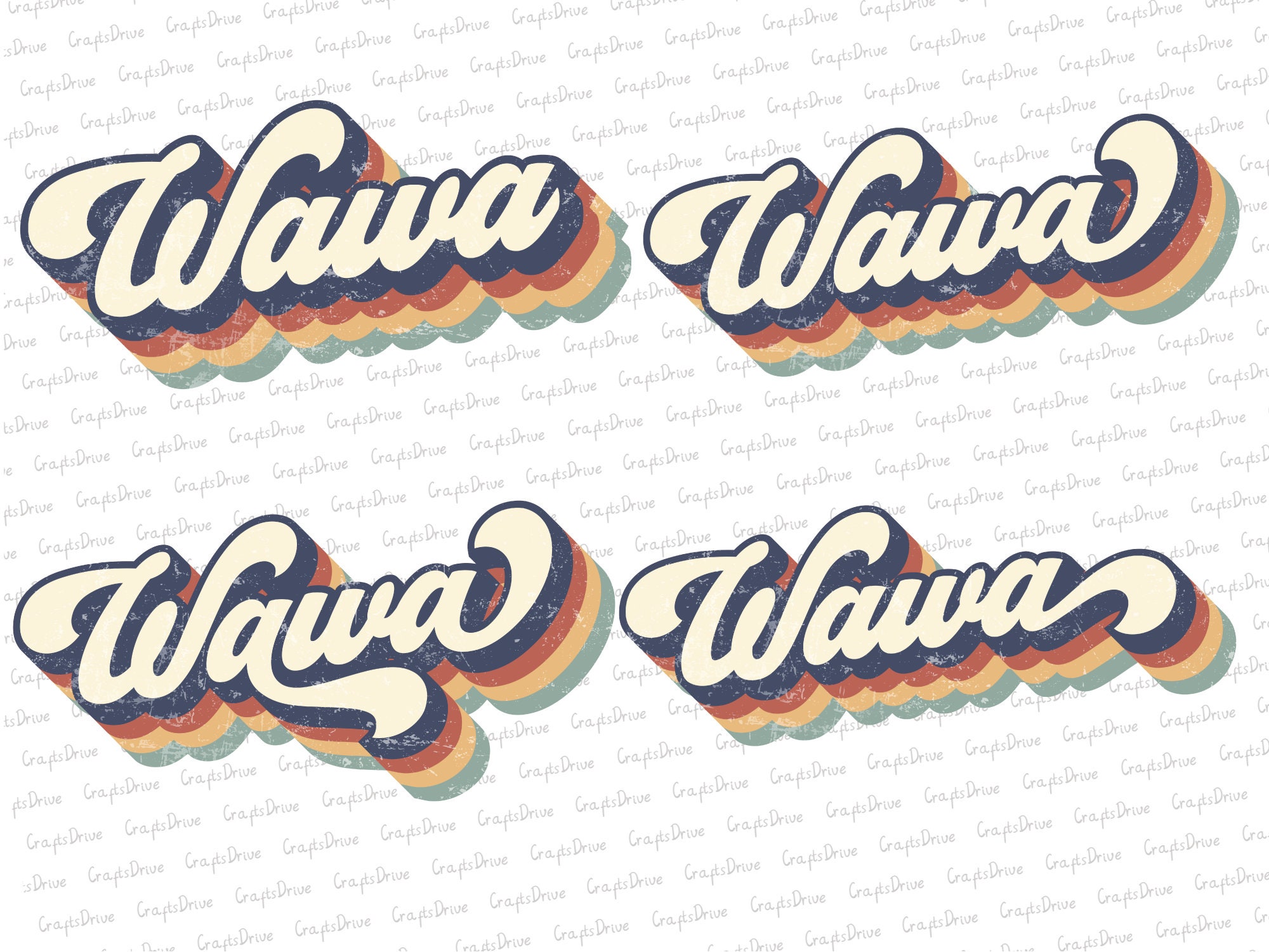 Wawa Retro Png Sublimation Vintage Wawa png Sublimation | Etsy
