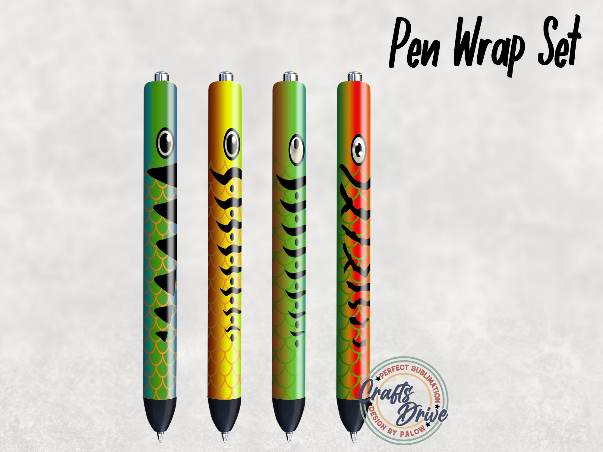Fishing Lure Pen Wrap File Set - Etsy Australia