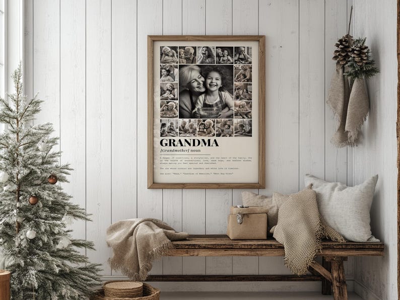 Grandma Definition Photo Collage Canva Template, Mother's Day Gifts ...