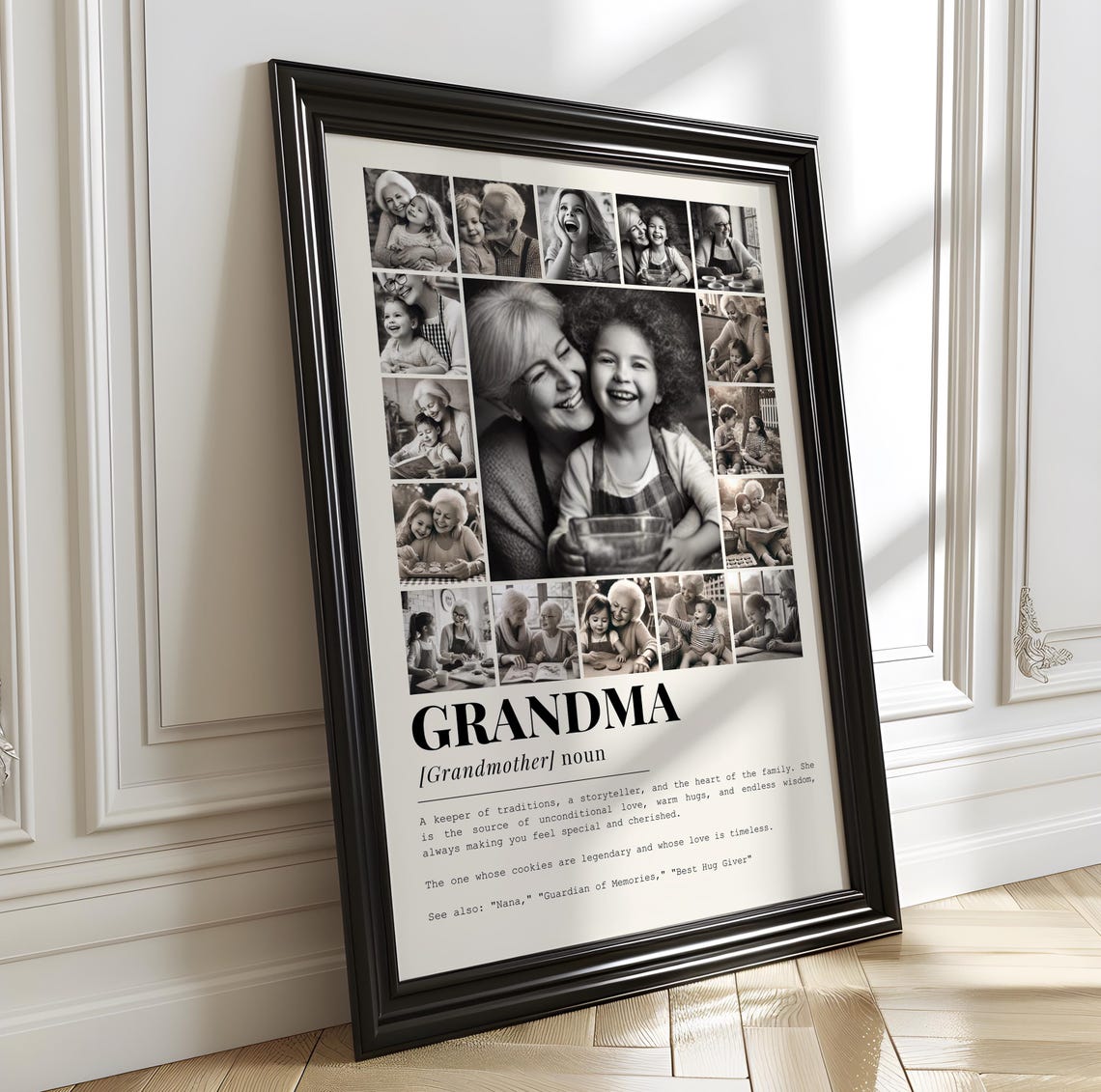 Grandma Definition Photo Collage Canva Template, Mother's Day Gifts ...