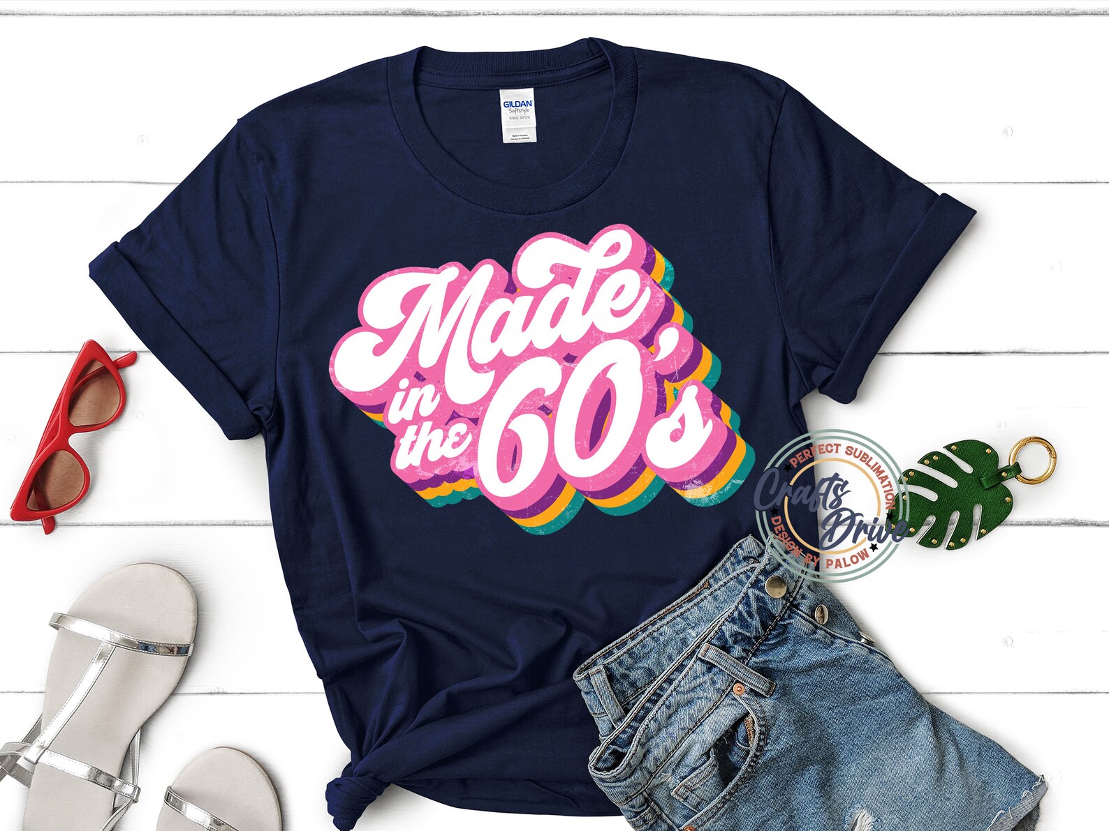 Made in the 60s PNG File Sublimation Designs Downloads 60s - Etsy