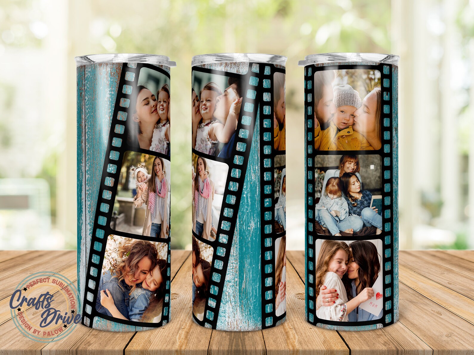 Film Roll Photo Tumbler Template Png Sublimation Photo - Etsy