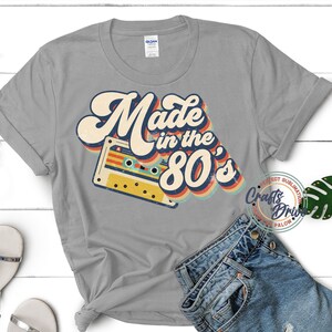 Made in the 80s PNG File Sublimation Designs Downloads , 80s ...