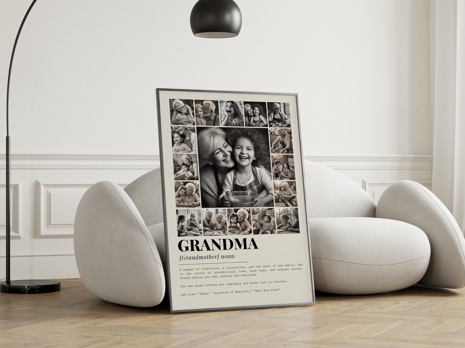Grandma Definition Photo Collage Canva Template, Mother's Day Gifts ...