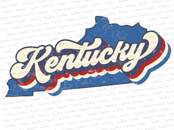 Retro Kentucky PNG KY Sublimation Kentucky Fall Kentucky | Etsy
