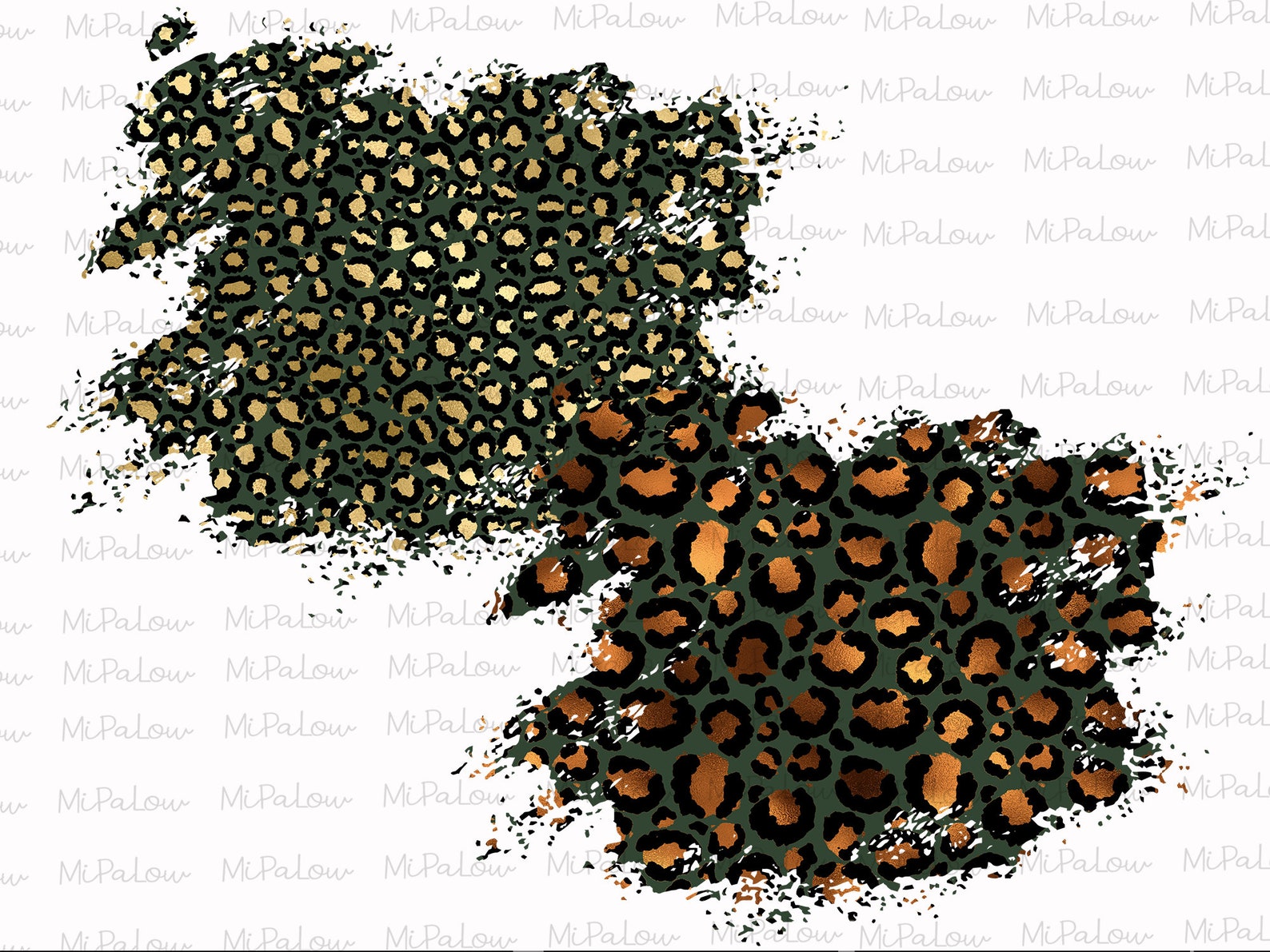 Distressed Leopard Print Burlap Golden PNG Sublimation - Etsy