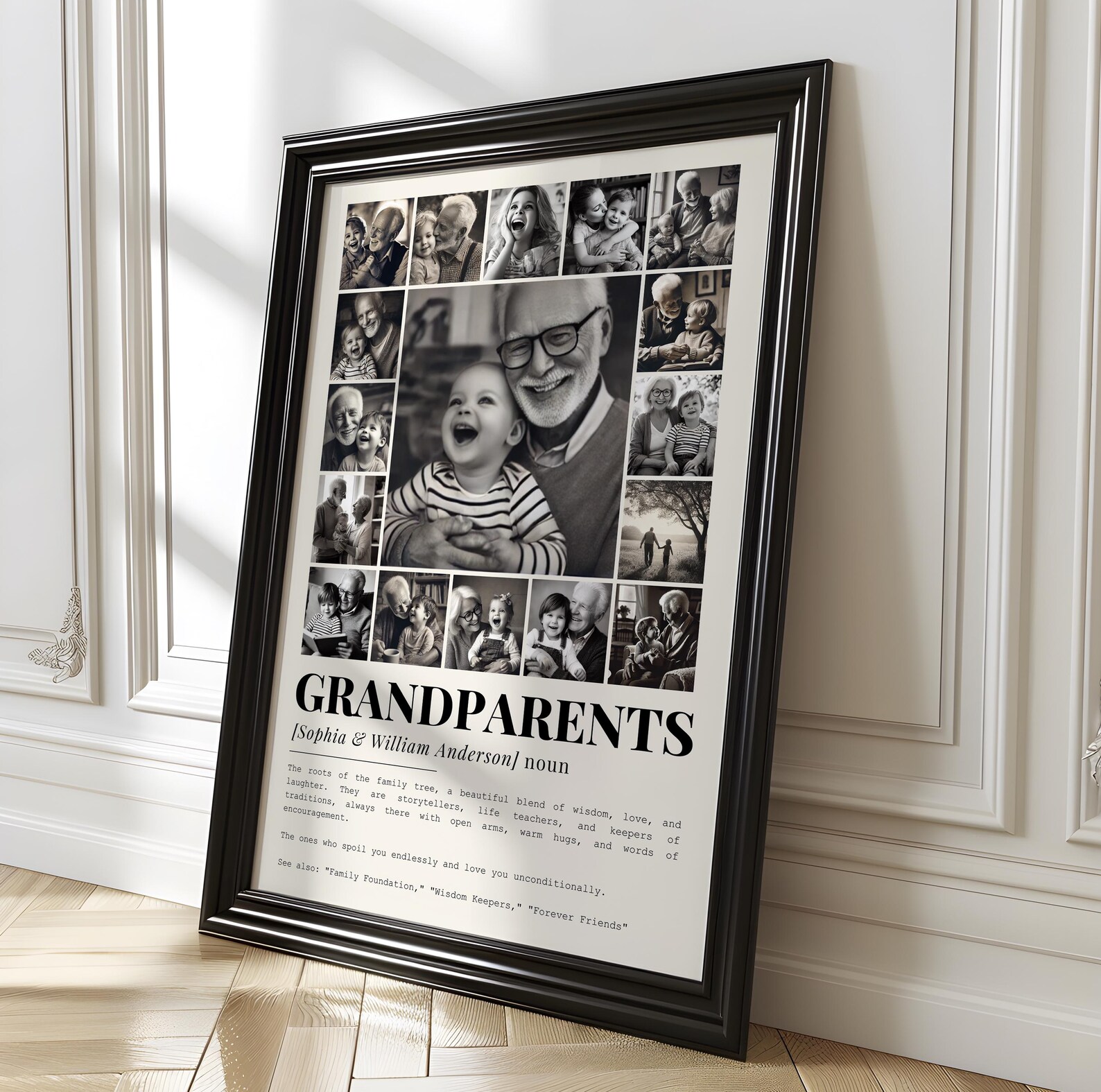 Grandparents Definition Photo Collage Template: Family Portraits (canva ...