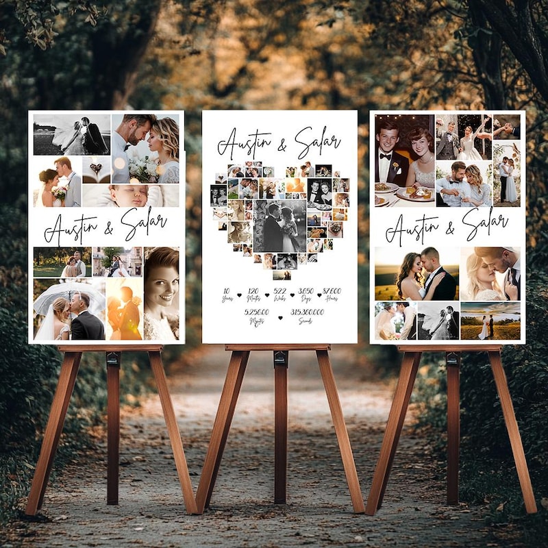 Personalized Collage Boards - Etsy