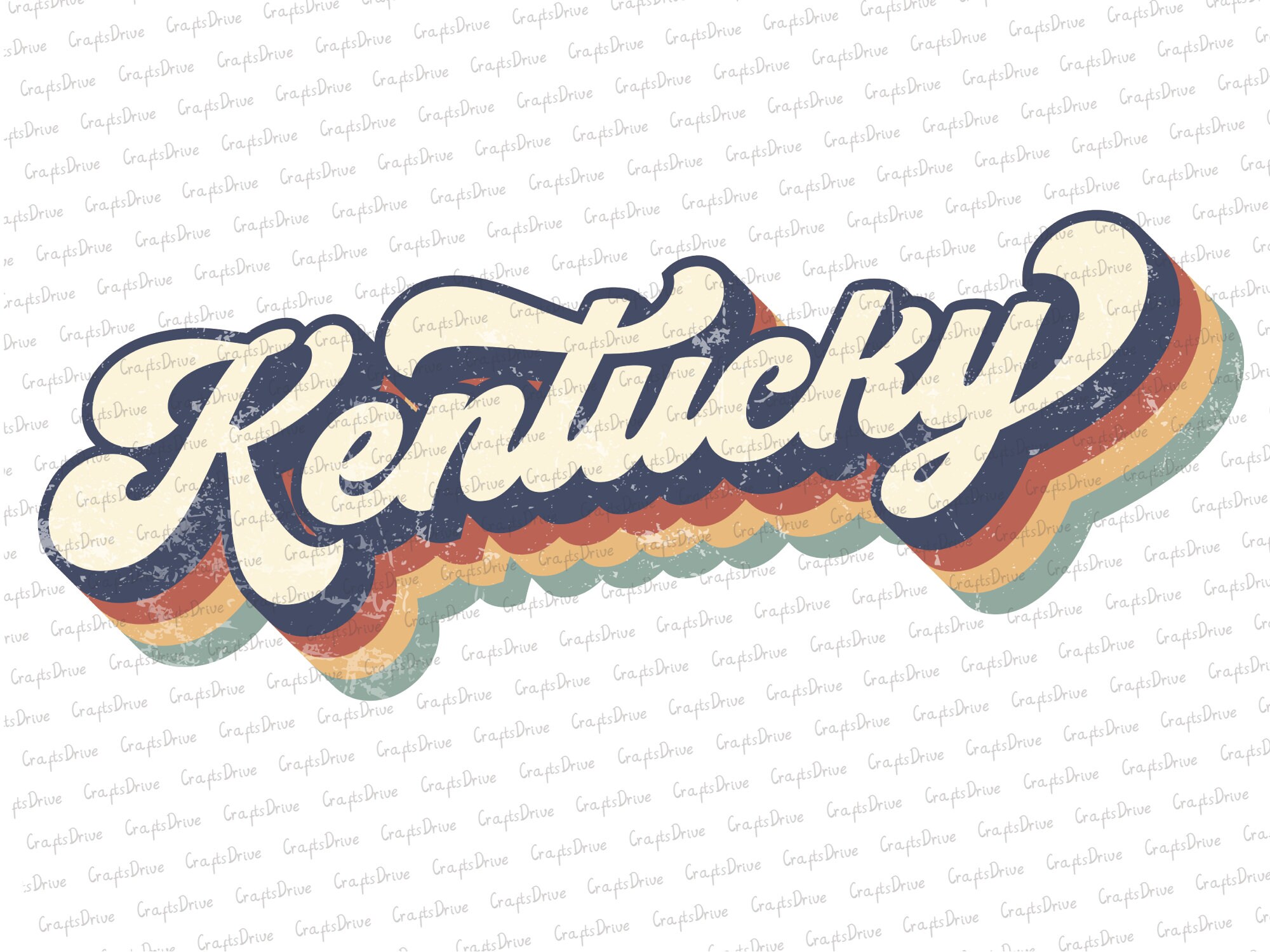 Retro Kentucky PNG KY Sublimation Kentucky Fall Kentucky - Etsy