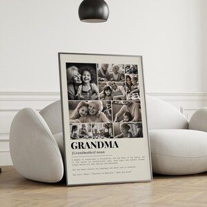 Grandma Definition Photo Collage Canva Template, Mother's Day Gifts ...