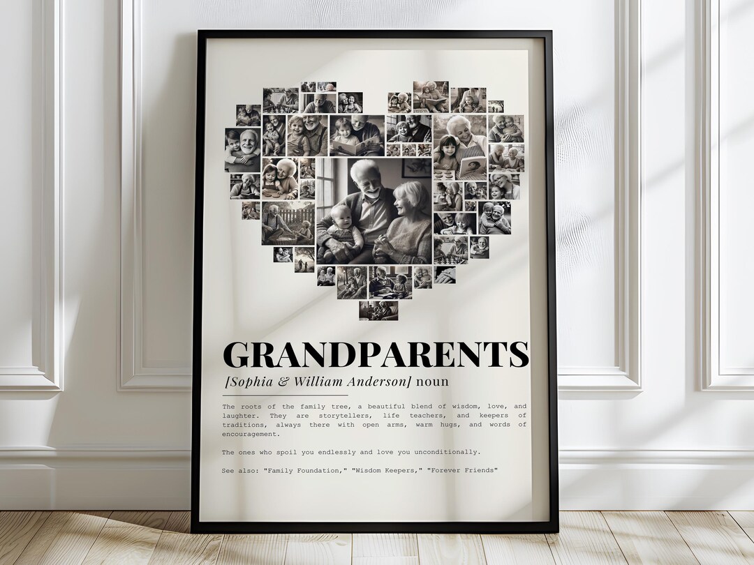 Grandparents Definition Photo Collage Template: Family Portraits (canva ...