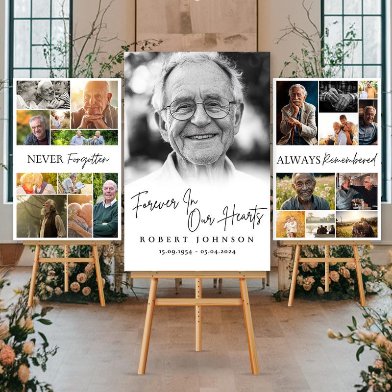 Funeral Memory Board - Etsy