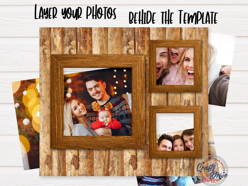 Photo Tumbler Template Png Sublimation Photo Collage 20oz - Etsy