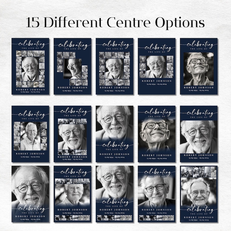 Celebration of Life Funeral, Funeral Program Template, Funeral Welcome ...