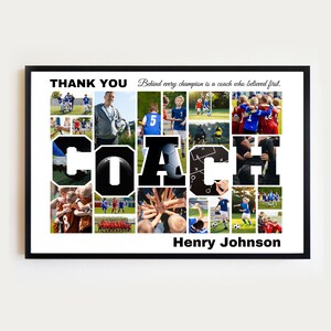Coach Photo Collage, Coach Picture Frame, Coach Photo Frame, Canva ...