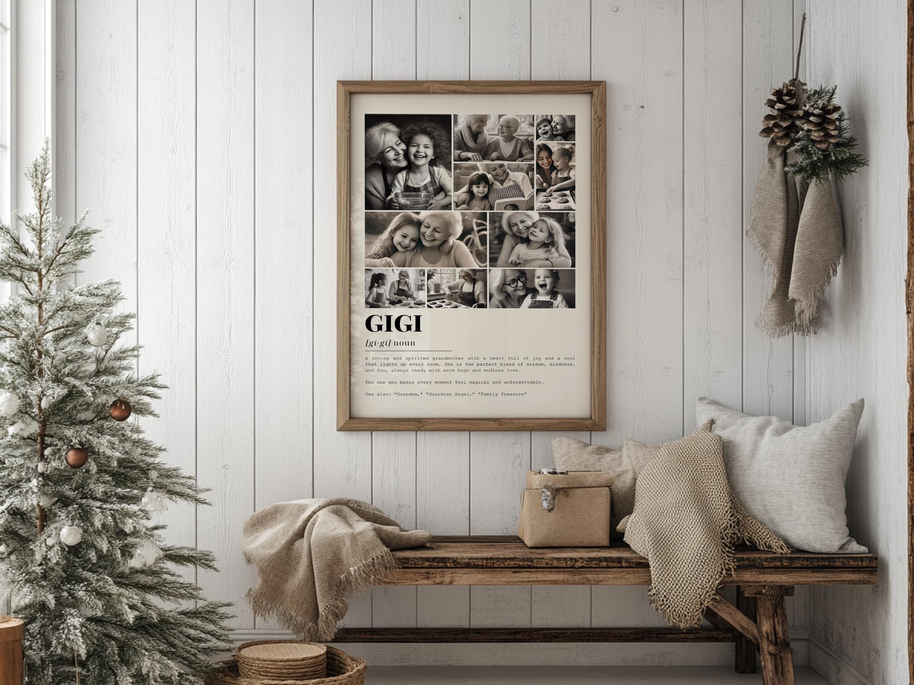 Gigi Definition Photo Collage Canva Template, Mother's Day Gifts Poster ...