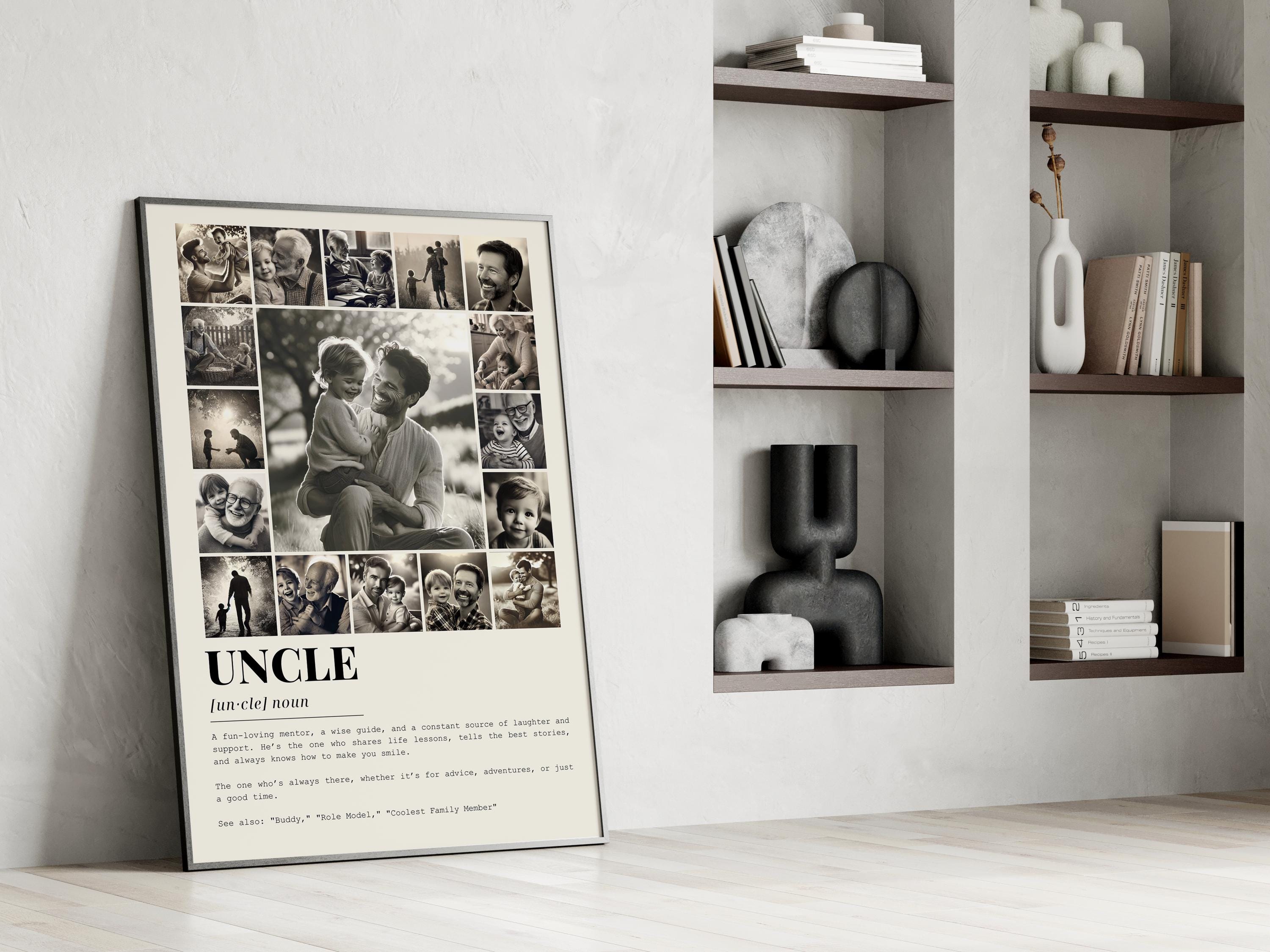 Uncle Definition Photo Collage Canva Template, Best Uncle Gifts ...