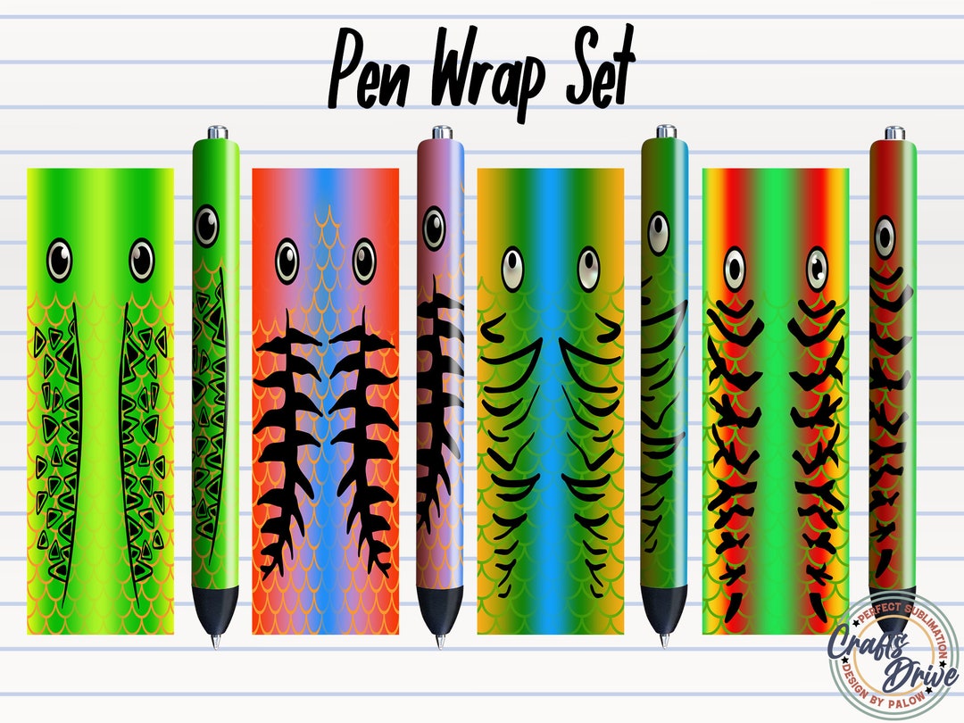 Fishing Lure Pen Wrap File Set - Etsy