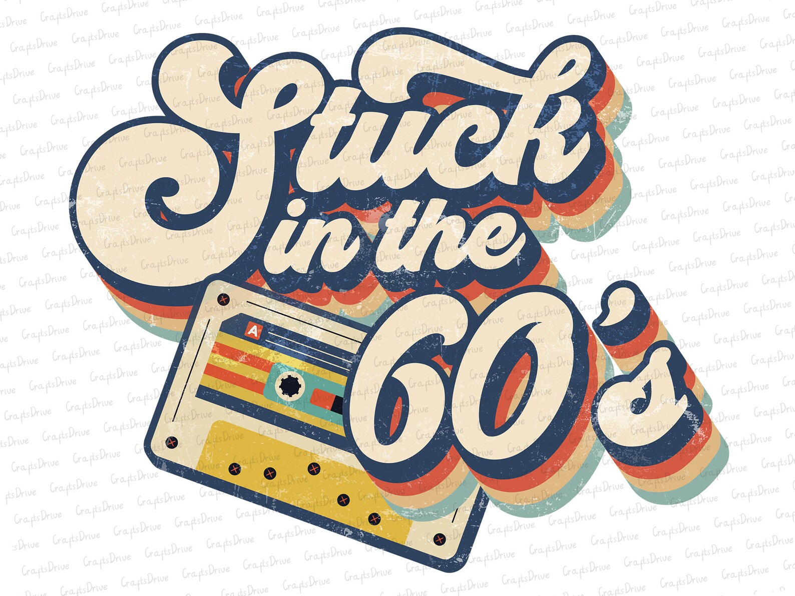 Stuck in the 60's Made in the 60s PNG 60s Baby Png T - Etsy