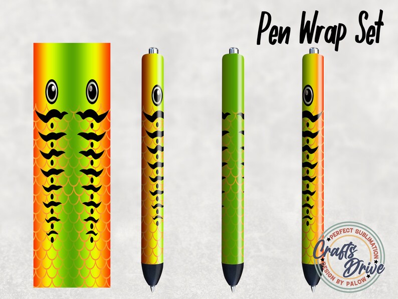 Fishing Lure Pen Wrap File Set - Etsy