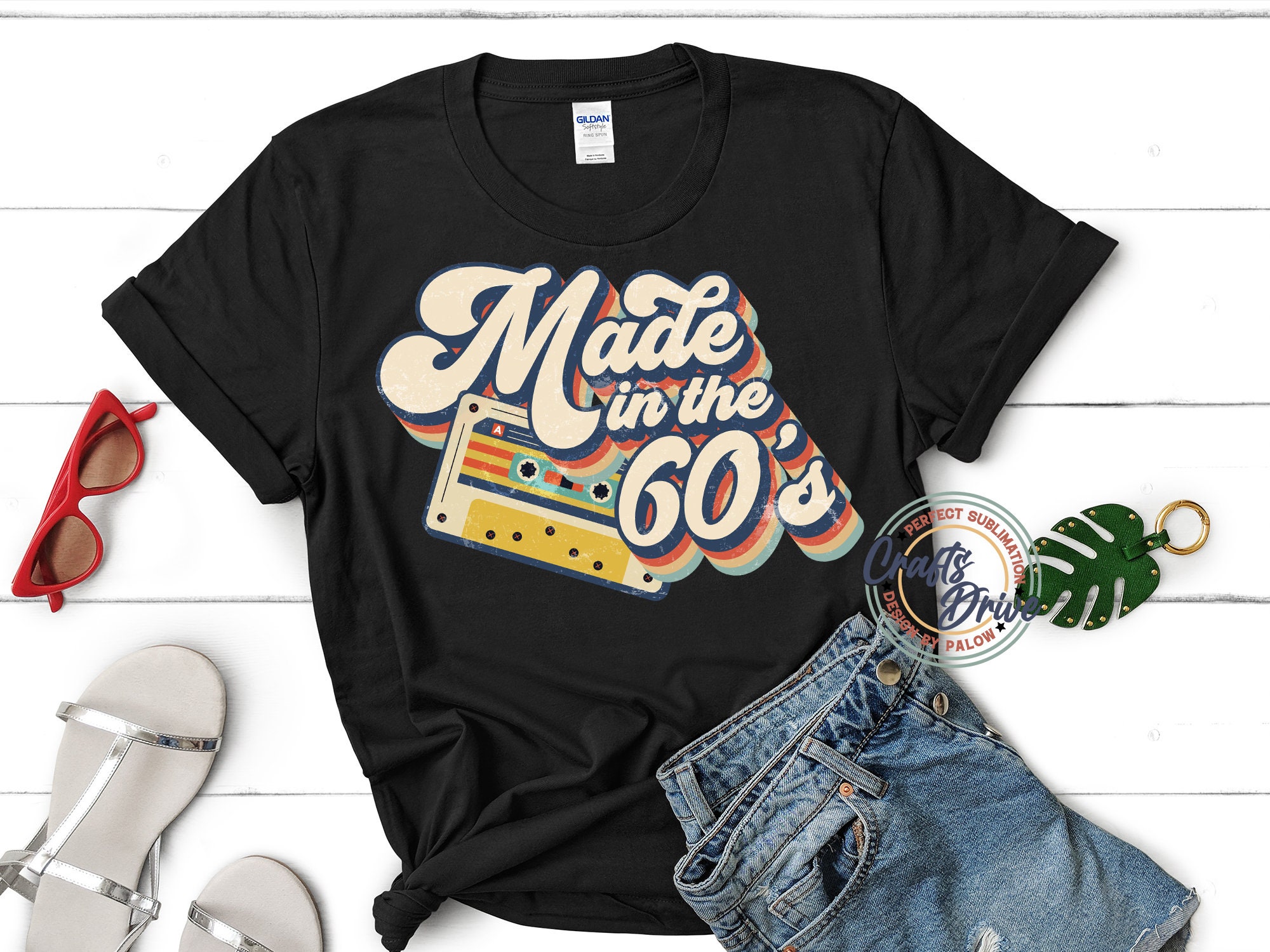 Made in the 60s PNG File Sublimation Designs Downloads 60s | Etsy