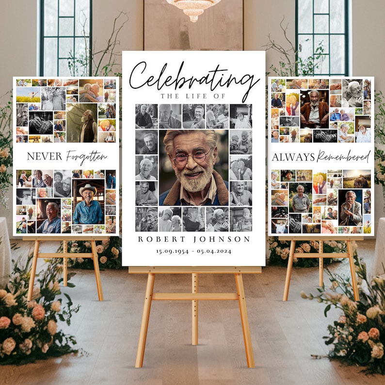 Celebration of Life Funeral, Funeral Program Template, Funeral Welcome ...