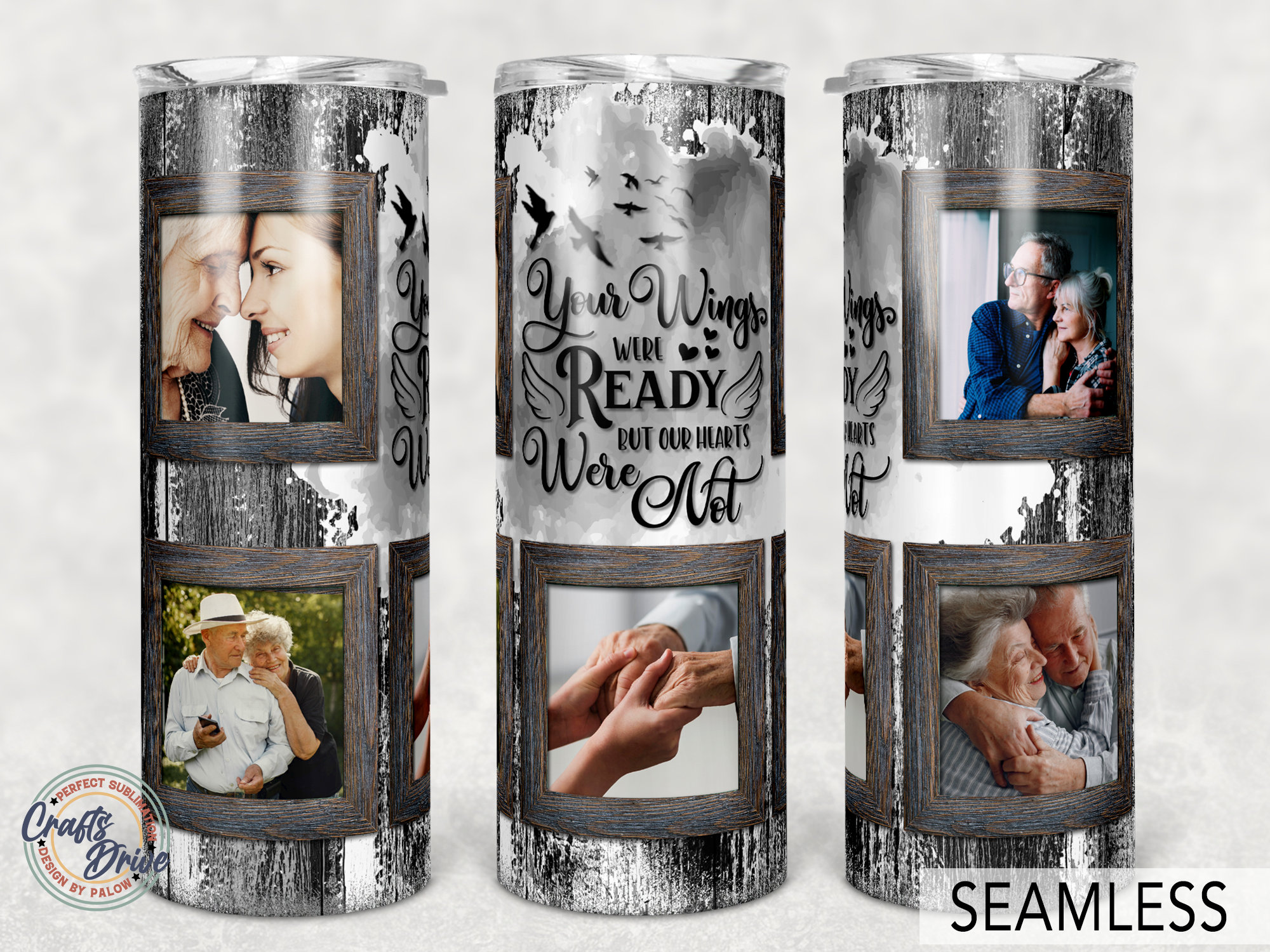 Memorial Tumbler Your Wings Were Ready but Our Hearts Were - Etsy