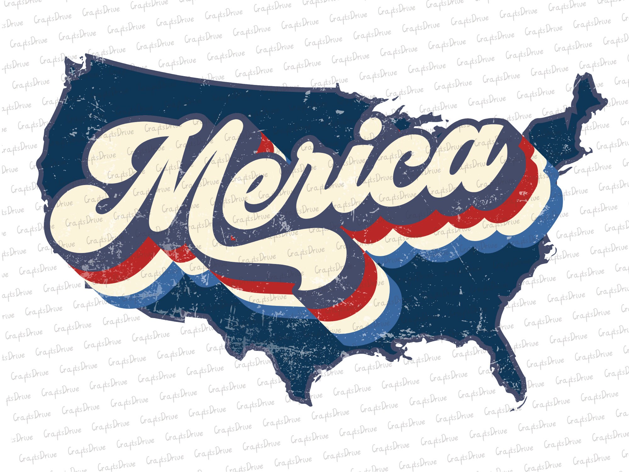 Retro Merica Vintage Png Sublimation Vintage Merica Design | Etsy