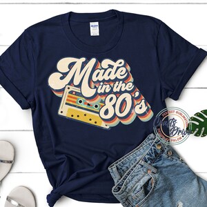 Made in the 80s PNG File Sublimation Designs Downloads , 80s ...