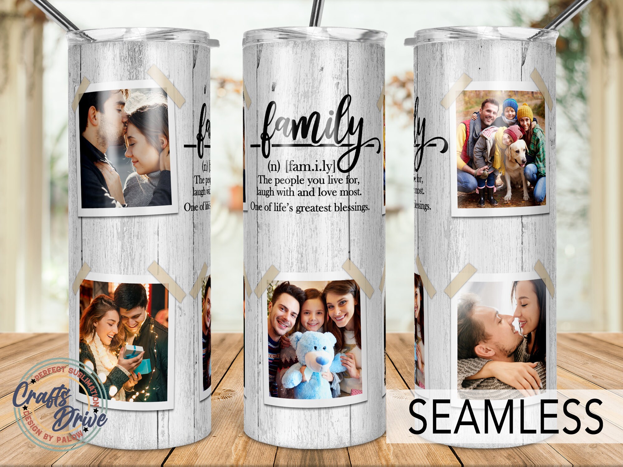Wood Grain Family Definition Quote People Live Family Photo - Etsy