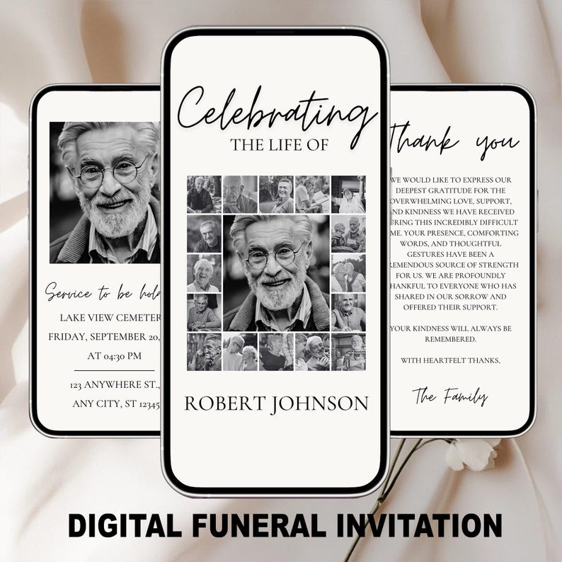 Celebration of Life Funeral, Funeral Program Template, Funeral Welcome ...