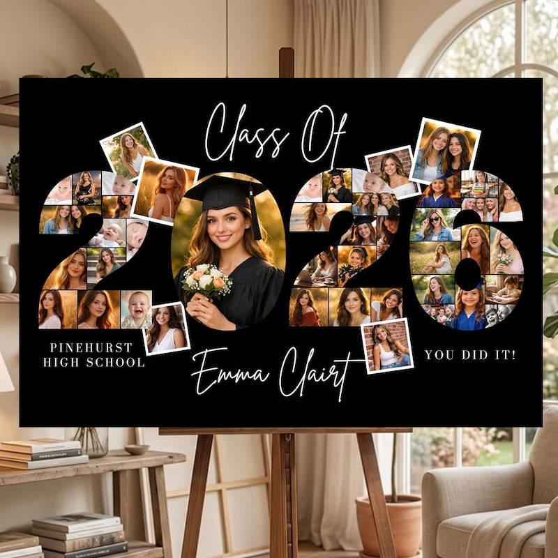 Graduation Collage Poster - Etsy