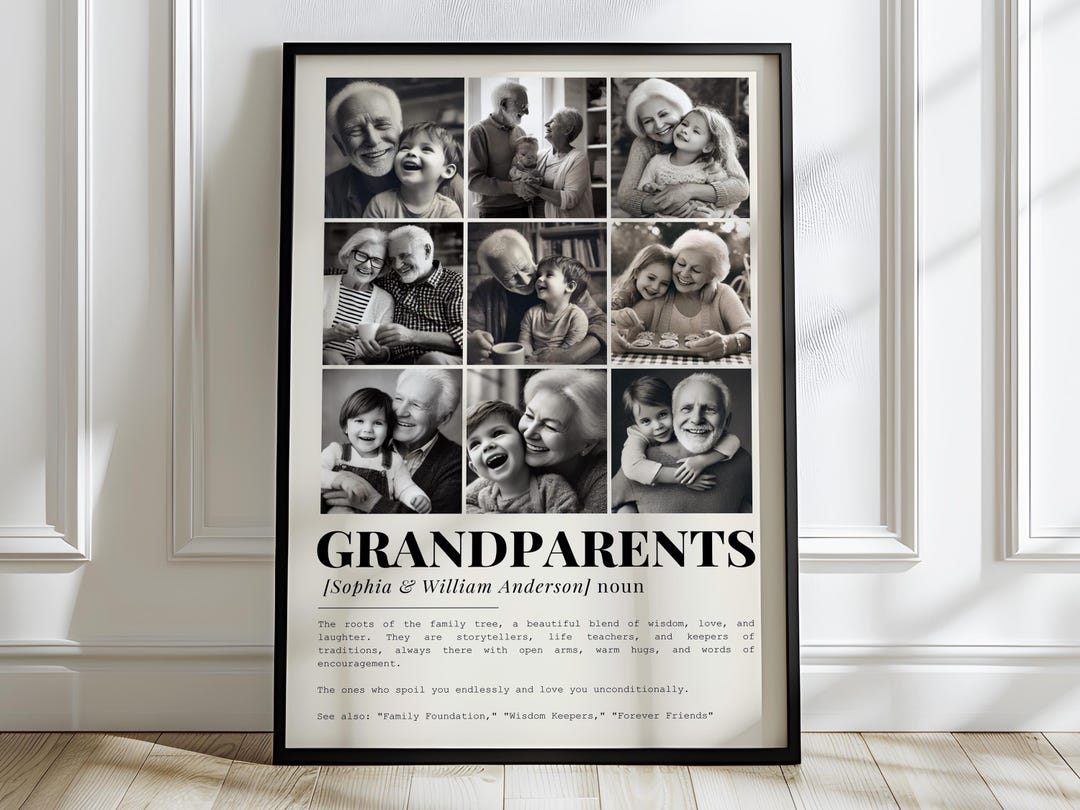 Grandparents Definition Photo Collage Template: Family Portraits (canva ...