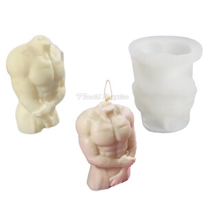 Strong Male and Female Human Body Candle Silicone Mold Fat - Etsy