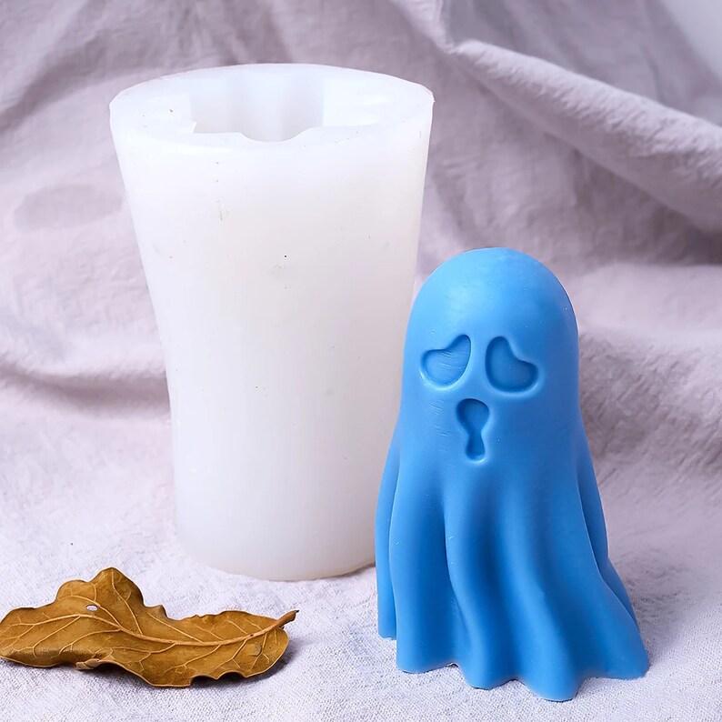 Pumpkin Ghost Aroma Candle Silicone Mold DIY Halloween Creative Monster ...