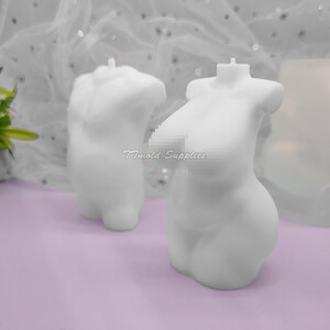 Male and Female's Body Candle Silicone Mold, Fat Woman Aromatherapy ...