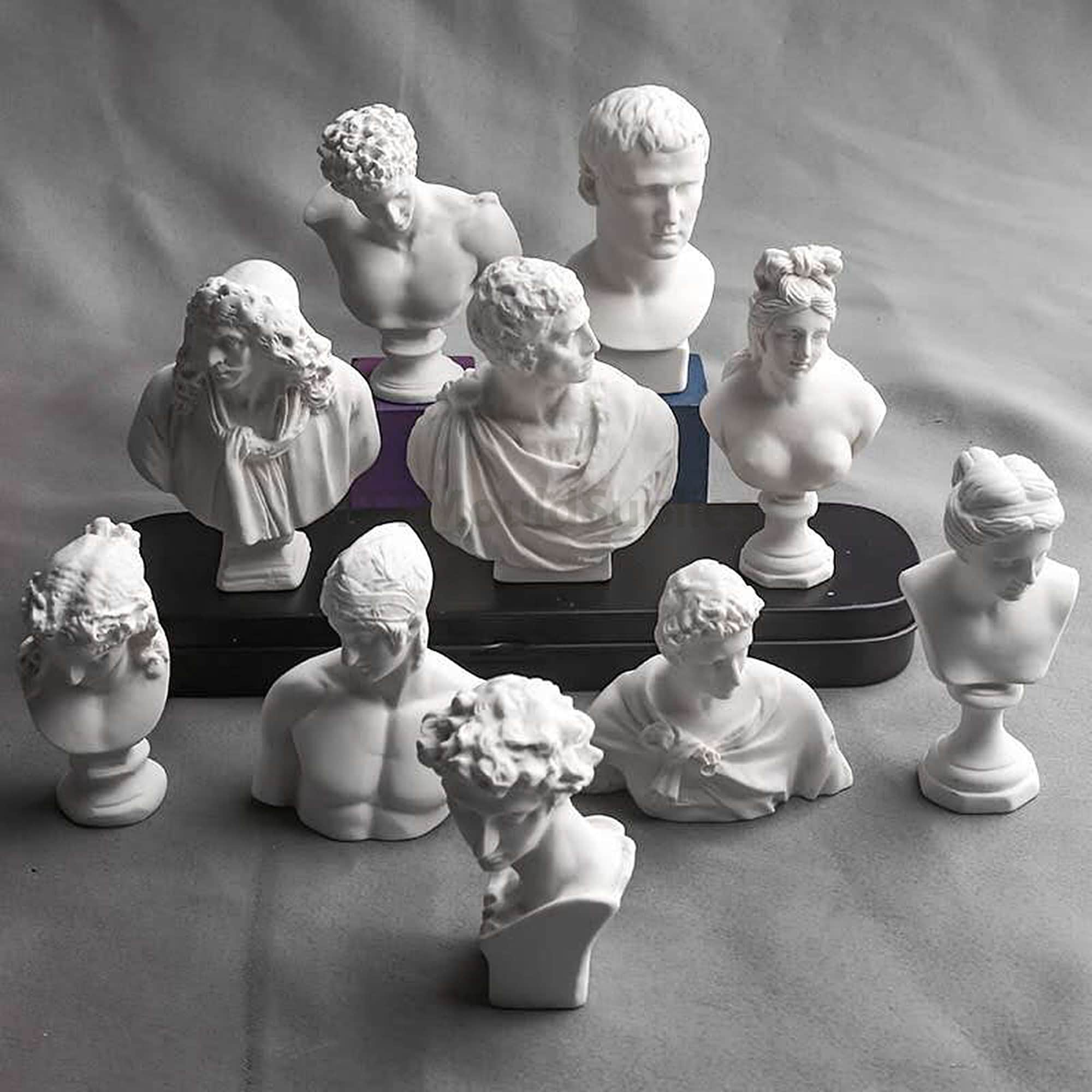 Greek Idol Venus David Sketch Portrait Plaster Silicone Mold DIY Statue ...
