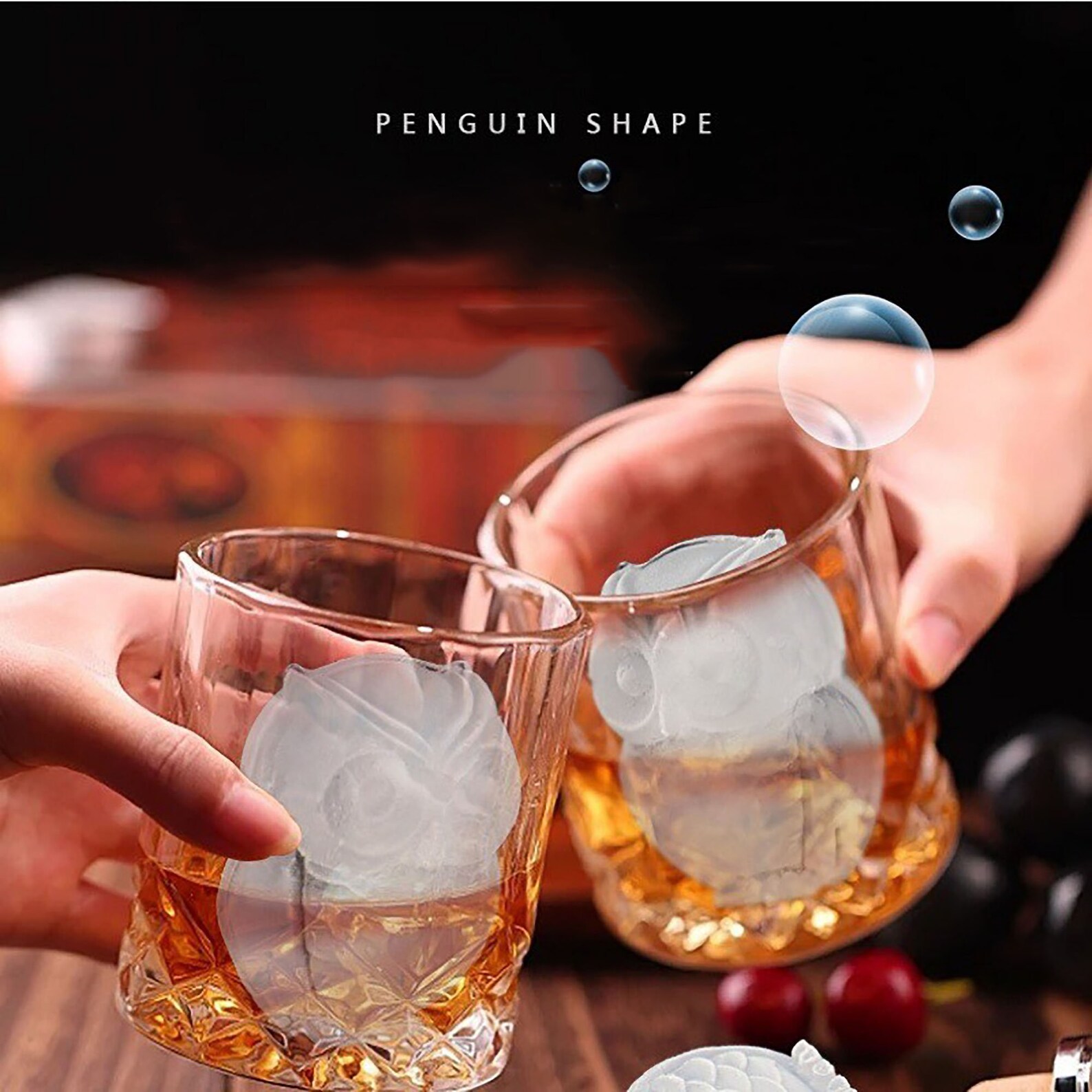 Owl Ice Lattice Animal Ice Cubes Food Grade Molds Home Whiskey Ice ...