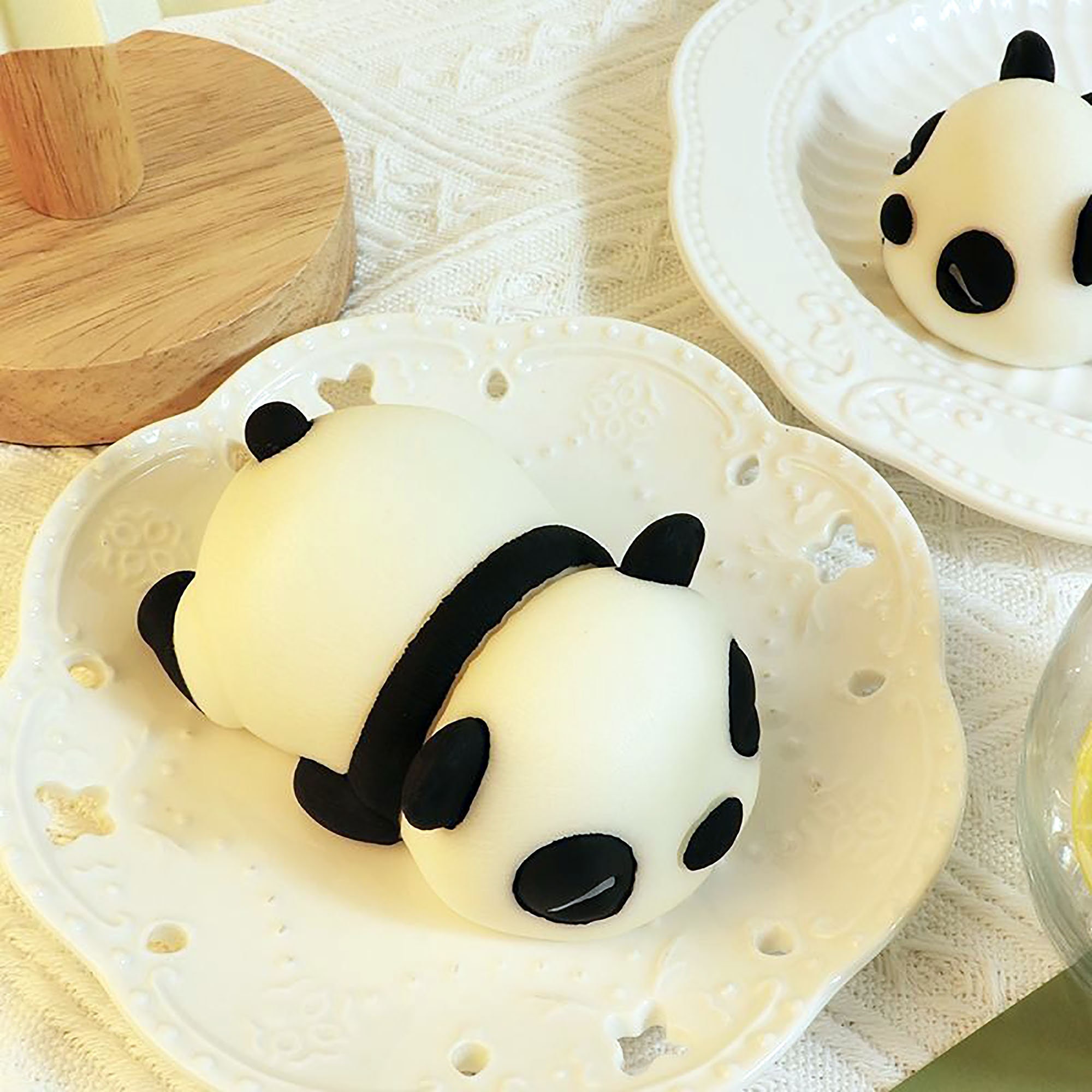 Cute Panda Chocolate Mousse Cake Silicone Mold DIY Animal Dessert ...
