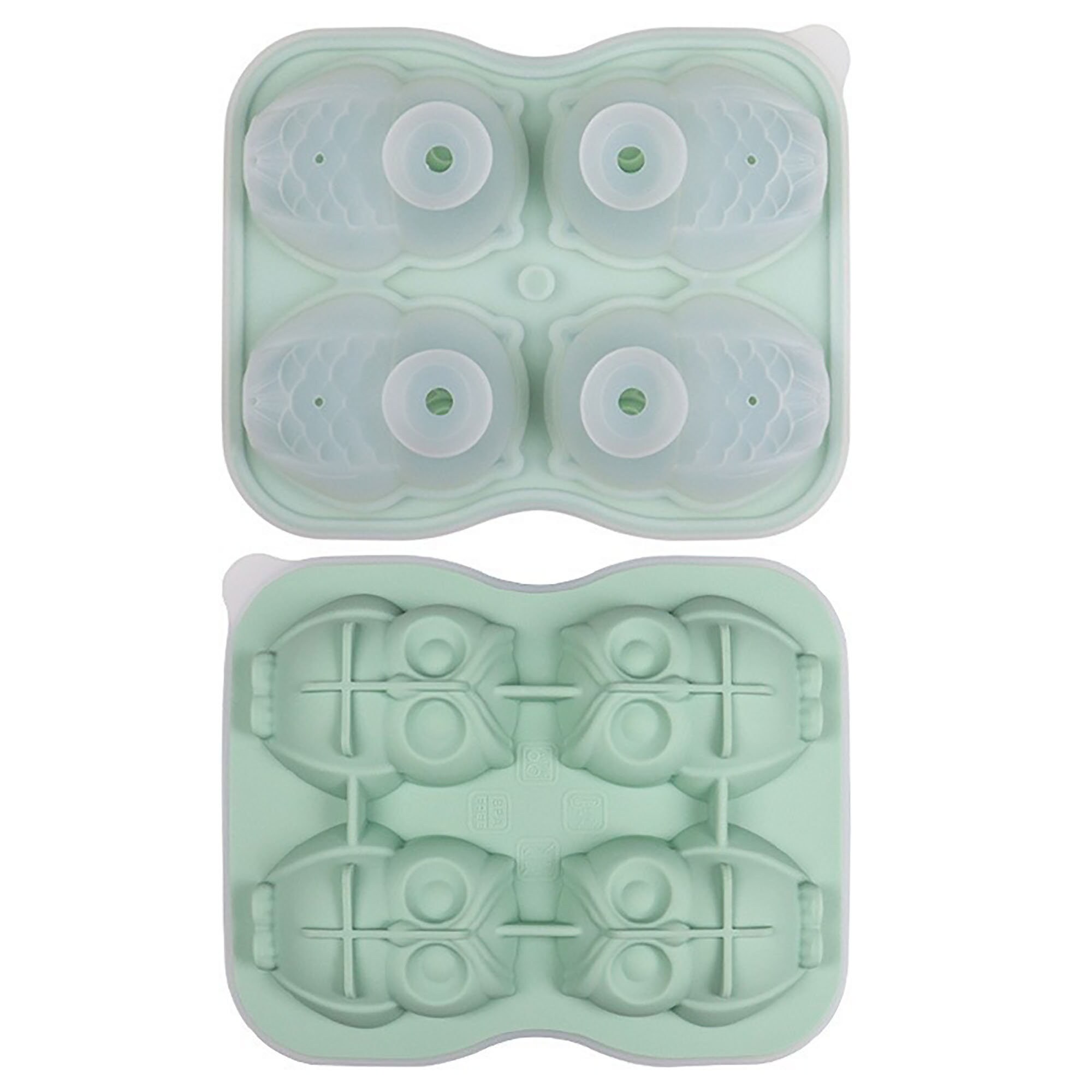 Owl Ice Lattice Animal Ice Cubes Food Grade Molds Home Whiskey Ice ...