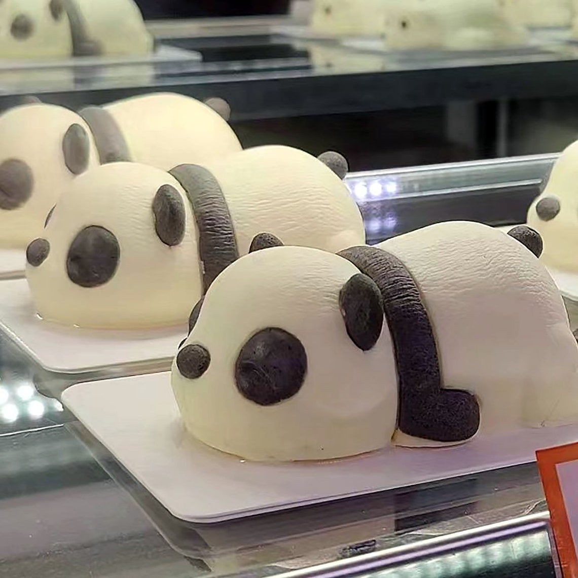 Cute Panda Chocolate Mousse Cake Silicone Mold DIY Animal Dessert ...