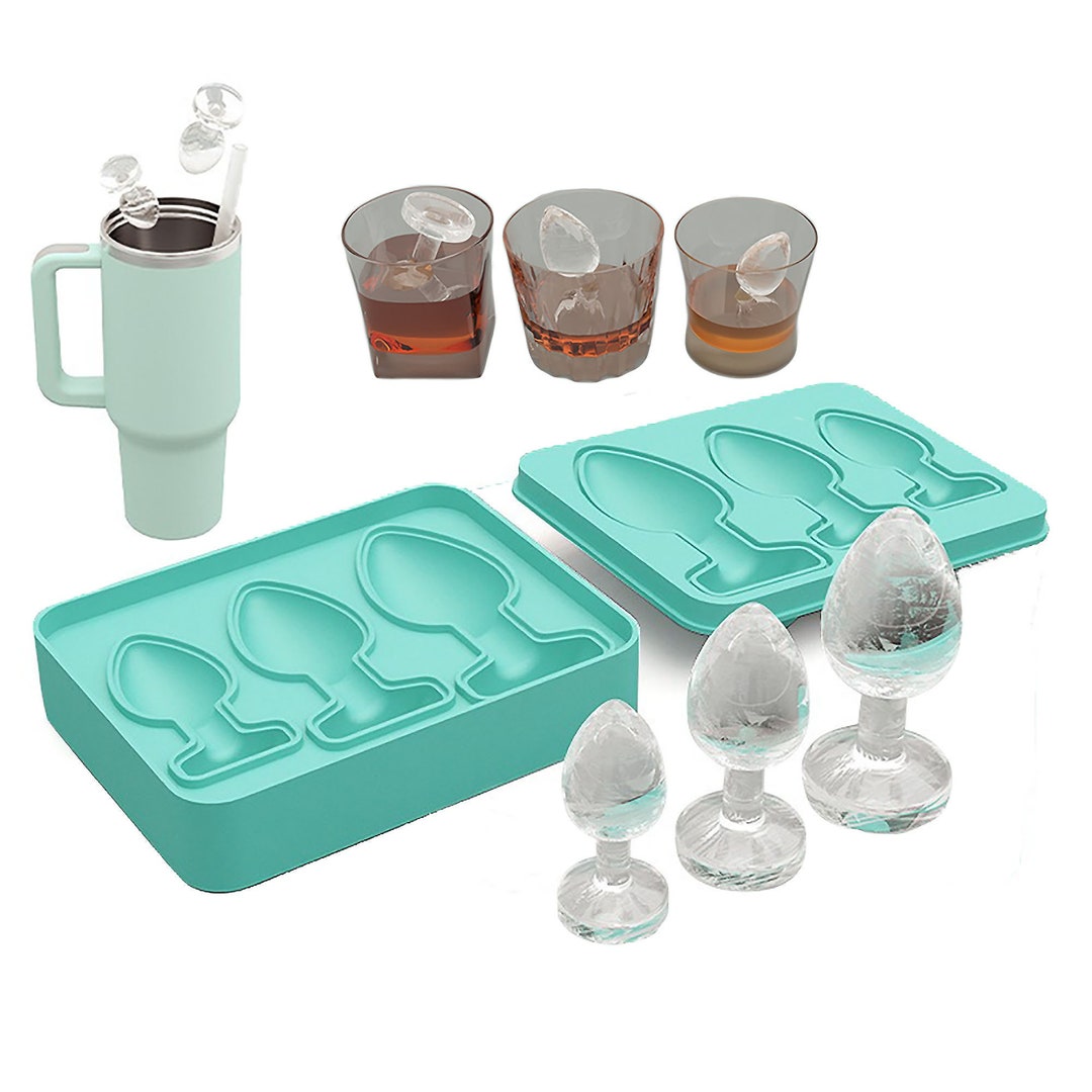 Bar Creative Anal Plug Spoof Ice Cube Ice Compartment Molds Party Wine ...