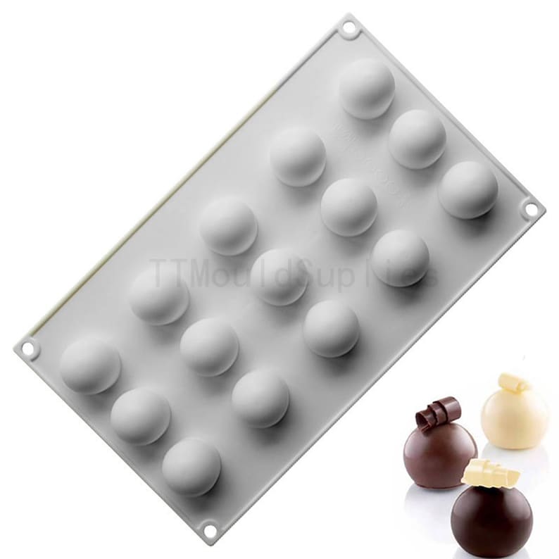 Spherical Chocolate Candy Mold Three-dimensional Semicircle - Etsy