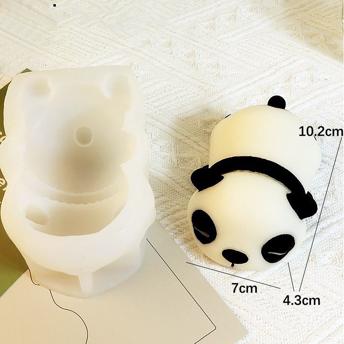 Cute Panda Chocolate Mousse Cake Silicone Mold DIY Animal Dessert ...